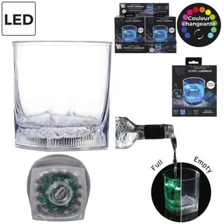 VERRE LUMINEUX DESIGN (S'allume au remplissage) | CED